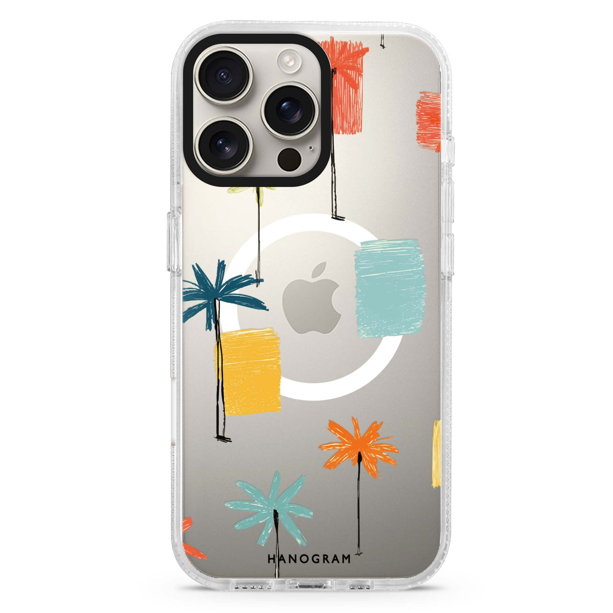 Tropic Scribble MagSafe Compatible Ultra Clear Case – Hanogram
