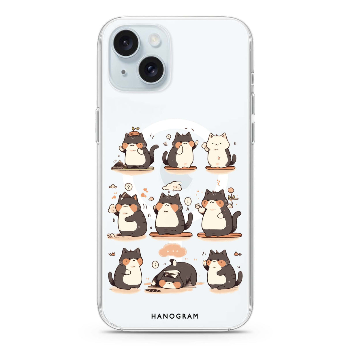 Zen Meowster MagSafe Compatible Ultra Clear Case – Hanogram