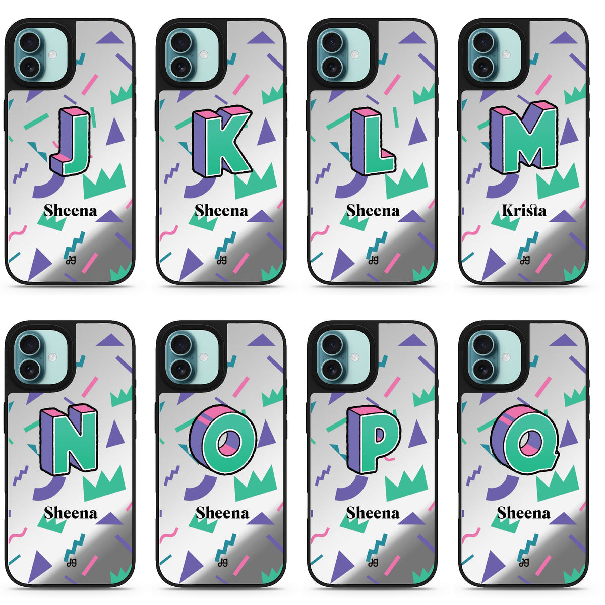 Inspired Monogram MagSafe Compatible IPhone 16 Mirror Case – Hanogram