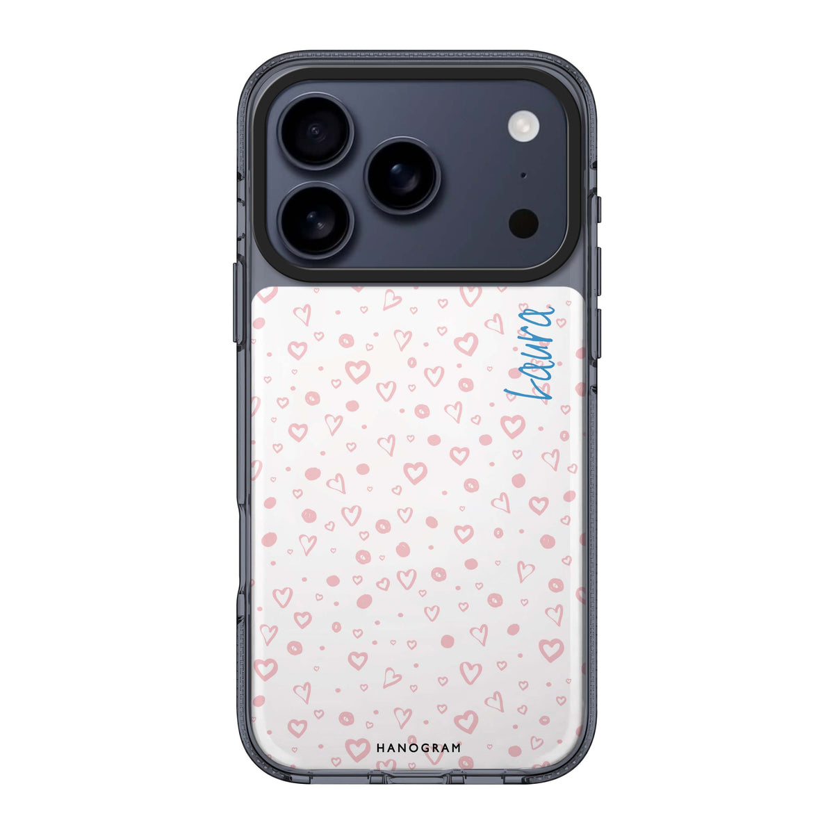 Pinky Hearts Ultra Clear Case – Hanogram