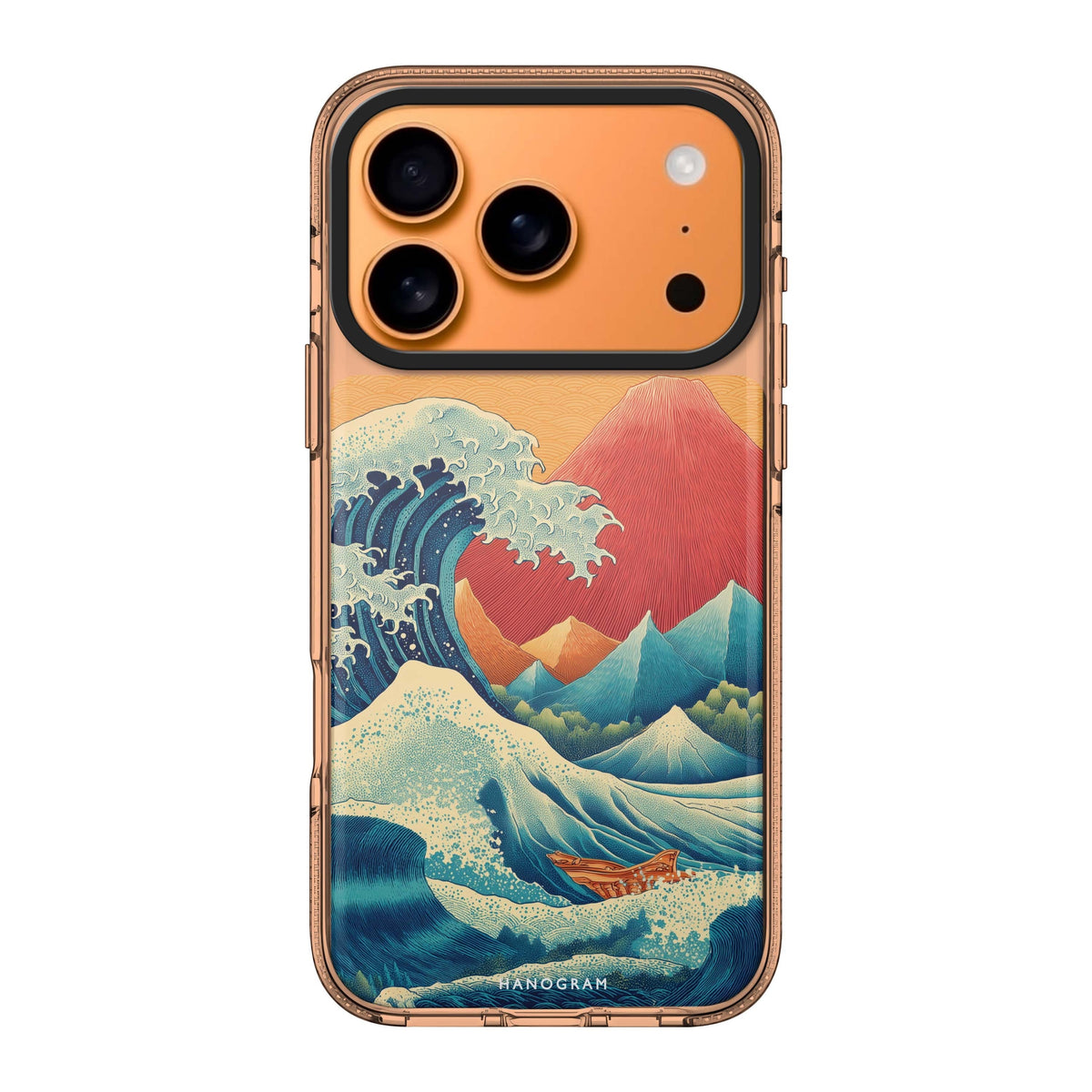 Rising Waves Ultra Clear Case – Hanogram