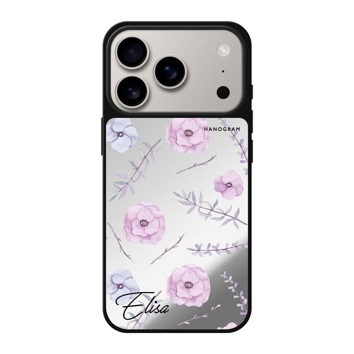 Vibrant Floral Mirror Case – Hanogram
