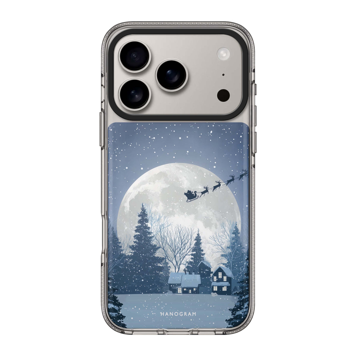 Moonlit Sleigh Ultra Clear Case – Hanogram