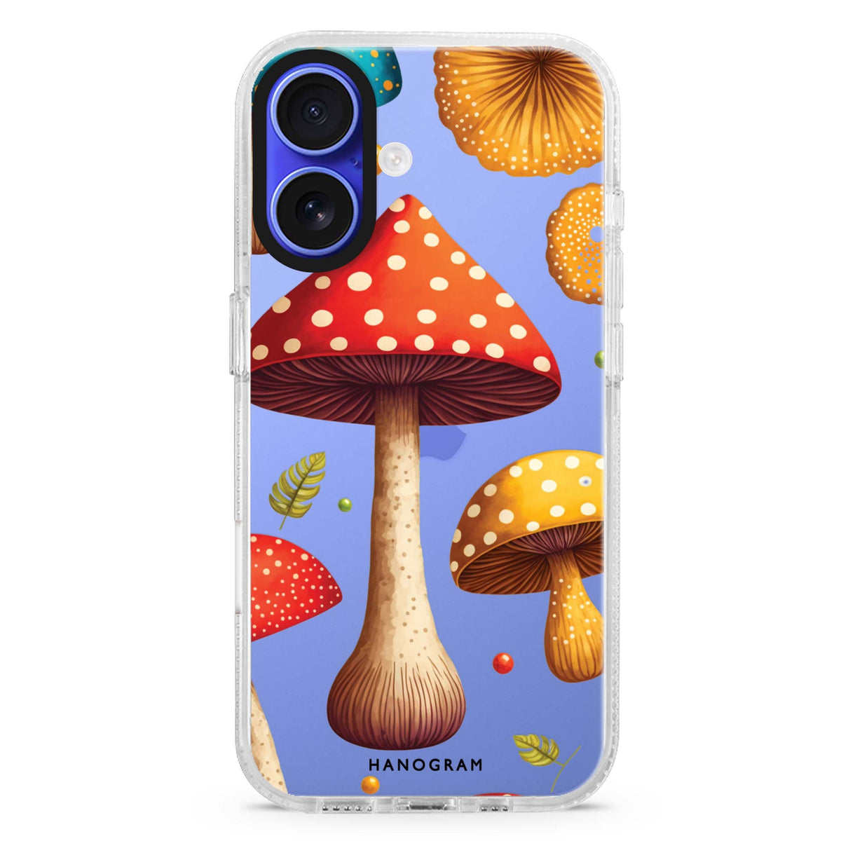 Mushroom time iPhone 16 Ultra Clear Case – Hanogram