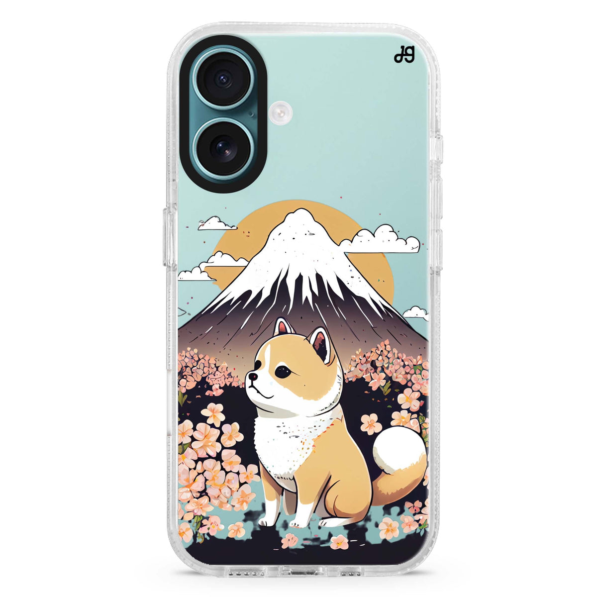 Shiba Inu & Japan iPhone 16 Ultra Clear Case – Hanogram