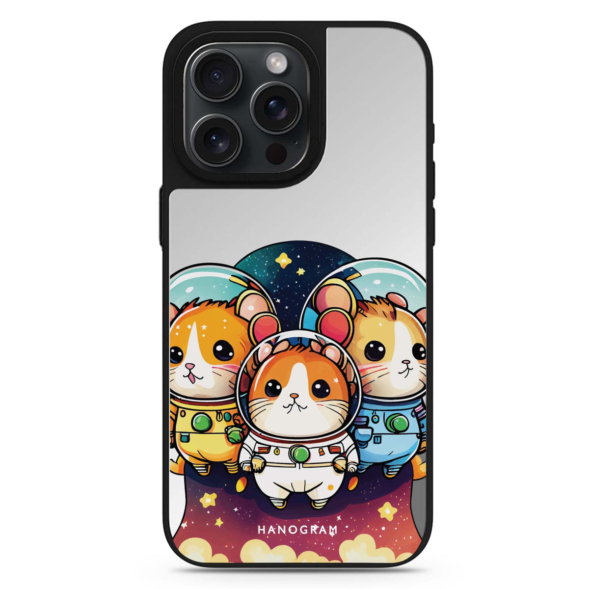 Space squirrels MagSafe Compatible IPhone 16 Pro Mirror Case – Hanogram