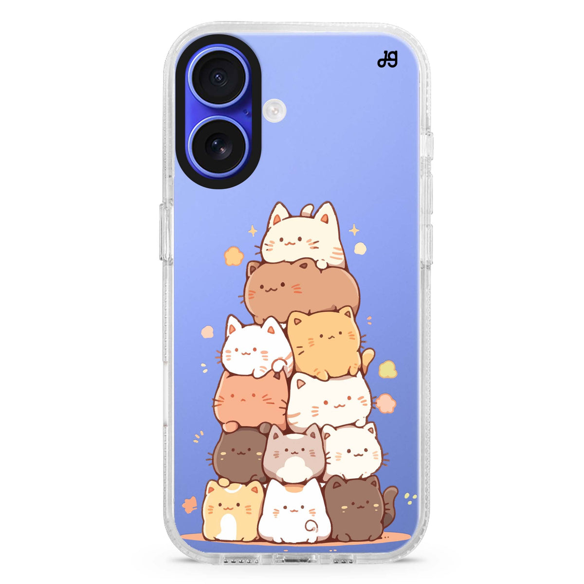 Kitty Cluster iPhone 16 Ultra Clear Case – Hanogram