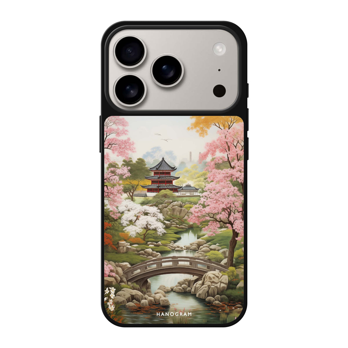 Oriental Blossom Mirror Case – Hanogram
