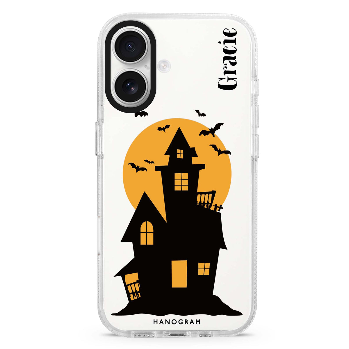 Moonlit Haunted House MagSafe Compatible Ultra Clear Case – Hanogram