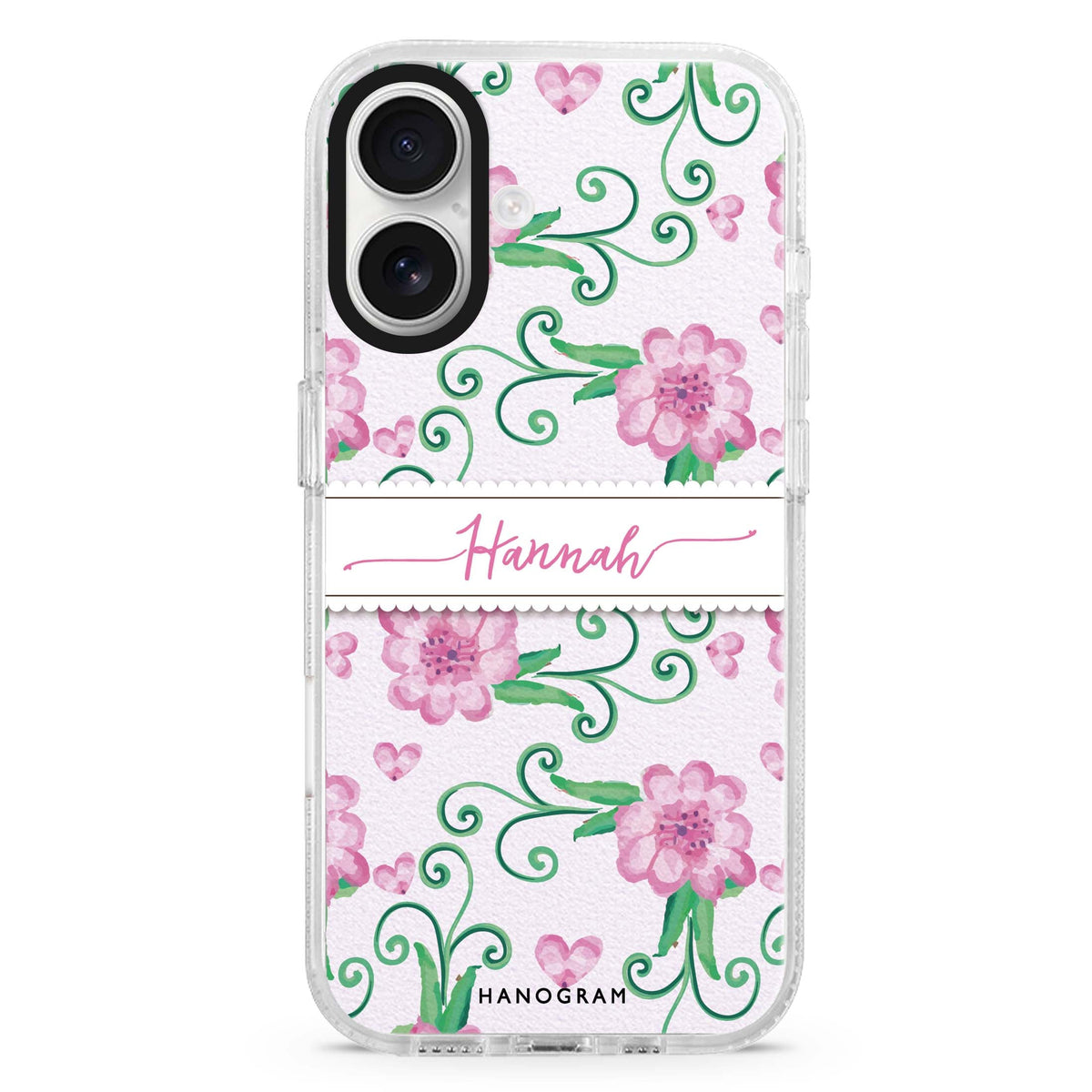 The Dancing Flower Custom iPhone 16/16 Plus Clear Case | HANOGRAM ...