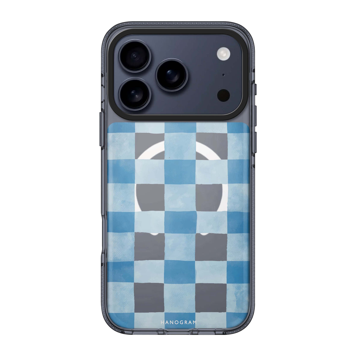 Gingham Sky iPhone 17 Pro Max Ultra Clear Case | HANOGRAM – Hanogram